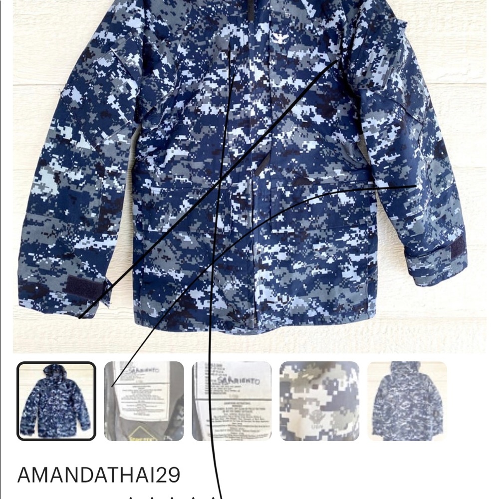 Type 1 Blue Gore-Tex Parka Jacket - Gem